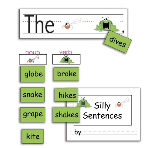 Silly Sentences Express Readers Worksheets Library