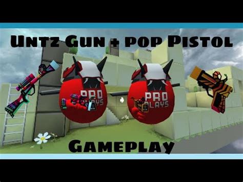 Untz Crackshot And Pop Pistol Gameplay Shellshockers Youtube