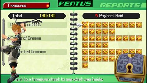Kingdom Hearts Birth By Sleep All Chests Ventus YouTube