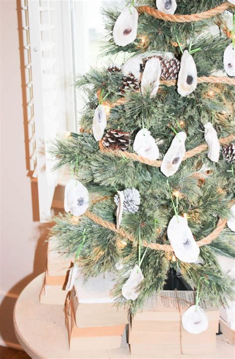 3 Easy Steps To Make A Holiday Oyster Shell Ornament Diy Christmas