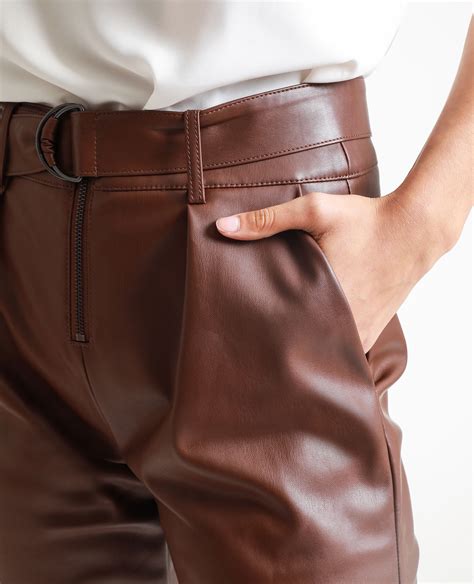 Pantalon En Faux Cuir Pimkie