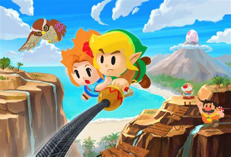 Nintendo Celebrates The Release Of Zelda Link S Awakening With Special Art