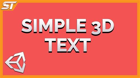 Simple 3D Text In Unity YouTube