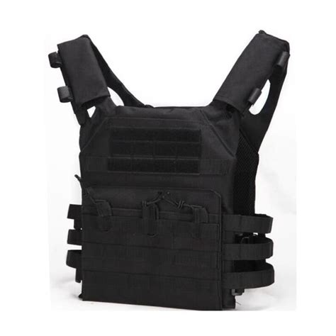 Chaleco Táctico JPC Negro de Tactical Ops Ligero y Resistente