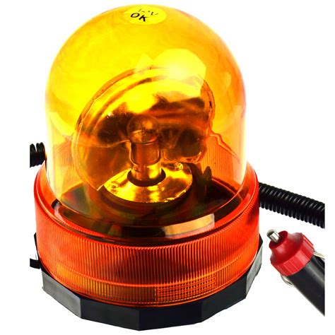 Kogut ostrzegawczy lampa ostrzegawcza błyskowa na magnes 12V GEKO