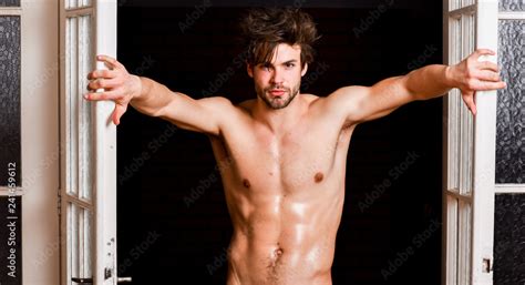 Guy Attractive Lover Posing Seductive Seductive Lover Full Of Desire