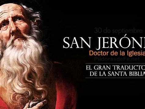 San Jer Nimo Padre De La Iglesia Autor De La Vulgata