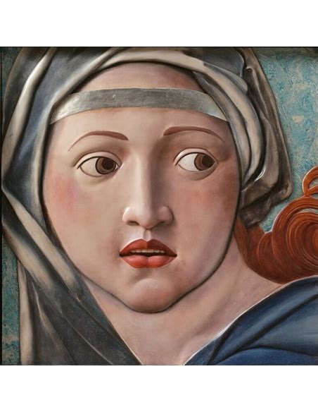 Tableau En Relief Portrait De La Sibylle De Delphes D Apr S Rapha L