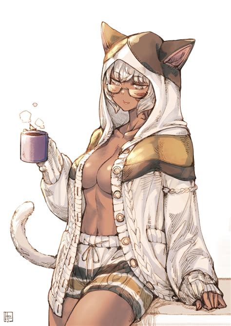 Y Shtola Rhul Final Fantasy And More Drawn By Hjz Artemi Danbooru