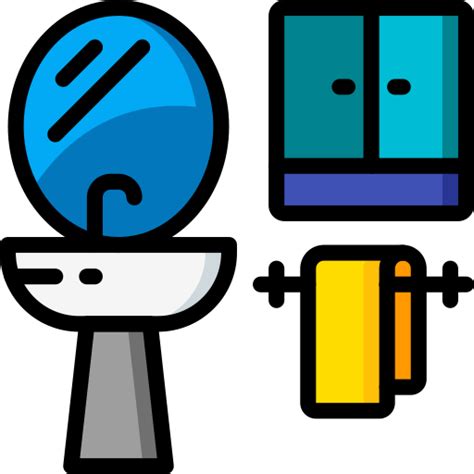 Icono De Cuarto De Ba O Basic Miscellany Lineal Color