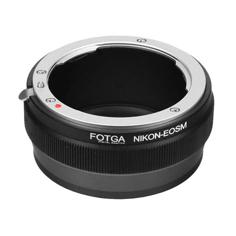 Fotga Lens Adapter Ring For Nikon F AI AIS Mount Lens To Canon EOSM EF
