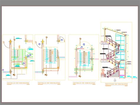 Escalera En AutoCAD Descargar CAD Gratis 163 31 KB Bibliocad