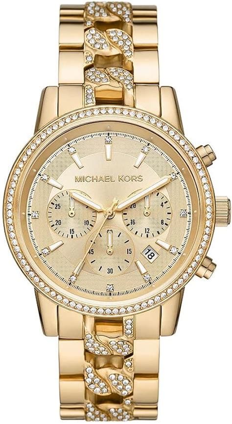 Michael Kors Montre pour Femmes Ritz Mouvement Chronographe Boîtier