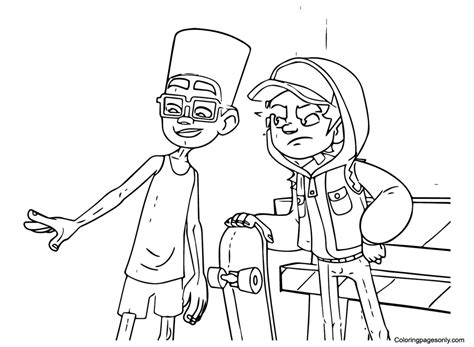 Subway Surfers Para Colorear Y Pintar Im Genes Para Dibujar Gratis