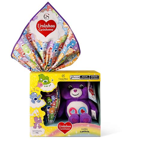 Ovo De P Scoa Ursinhos Carinhosos Roxo Carinhosa G Shopee Brasil