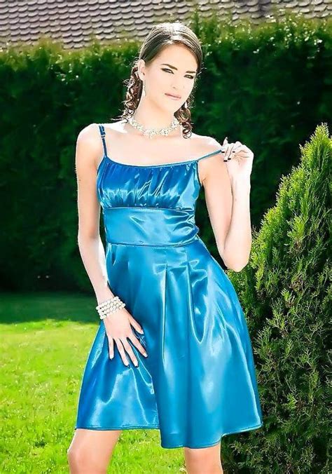 Satin Dresses Ladies Gown Dress