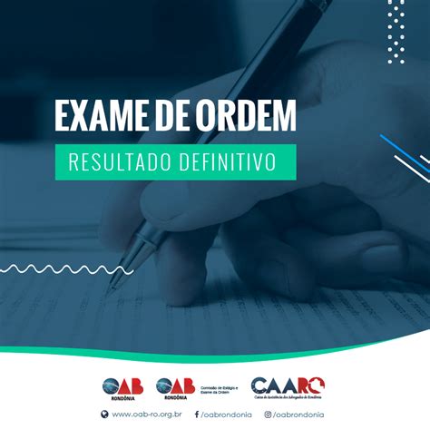 Confira o resultado definitivo da 1ª fase do Exame de Ordem OAB Rondônia