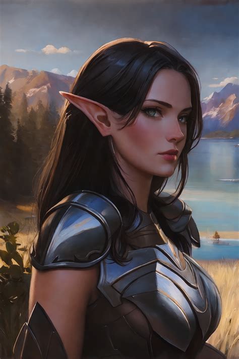 Elf Warrior Fantasy Female Warrior Heroic Fantasy Fantasy Art Women