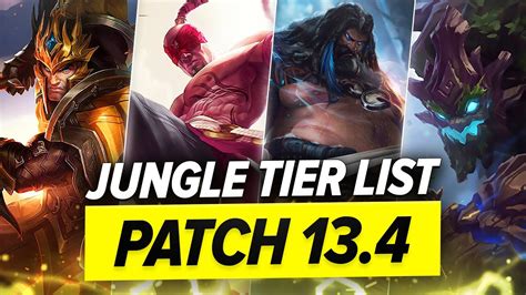 TIER LISTA JUNGLERÓW NA SEZON 13 Patch 13 4 JUNGLE TIER LIST SEASON