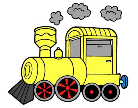 Dibujo De Locomotora De Vapor Pintado Por En Dibujos Net El D A