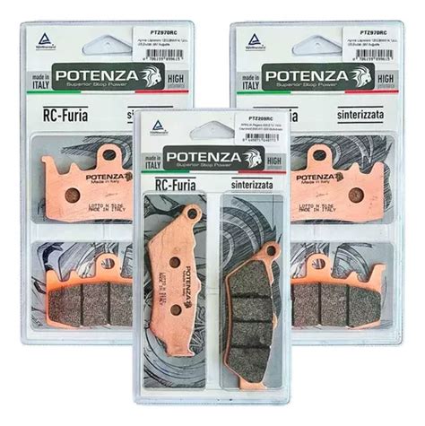 Jg Pastilha Freio Completo Potenza Bmw R1200 Gs 2013 2019