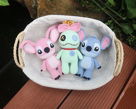 Ravelry Standing Stitch Scrump And Angel Pattern By Nguy N Thi Thanh Van