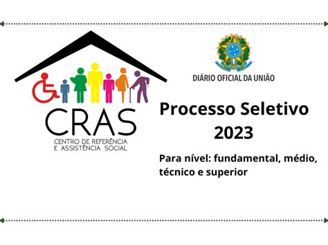 O Processo Seletivo 2023 do CRAS Centro de Referência e Assistência