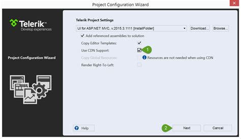 آموزش راه اندازی telerik ui برای asp mvc