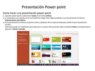Como Hacer Una Presentacion Power Point Ppt