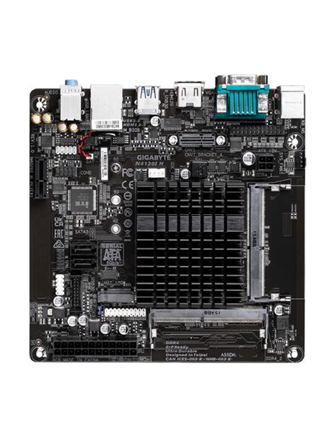 Gigabyte Motherboard N4120I H Celeron Quad Core DDR4 Dsub N4120I