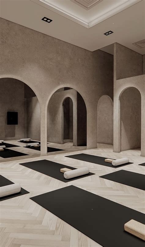 There Are Many Yoga Mats In The Room