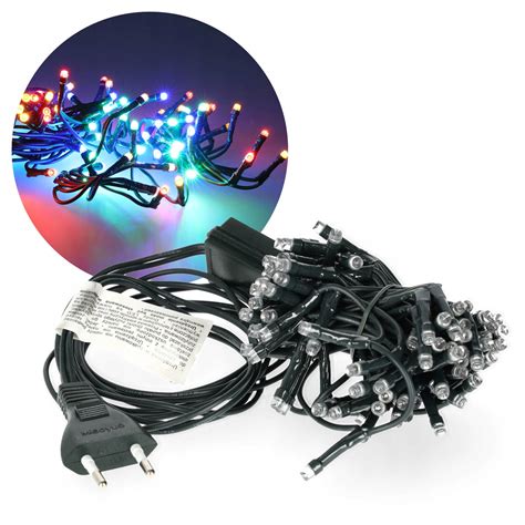 LAMPKI na CHOINKĘ KOLOROWE MULTIKOLOR 100 LED E 709591 Cena Opinie