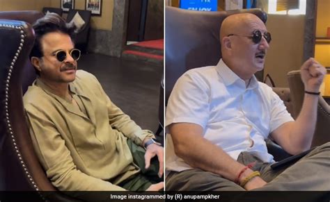 Anil Kapoor And Anupam Kher Went On A Movie Date After Thousand Years