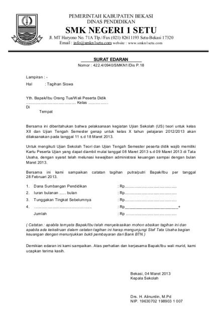 15 Contoh Surat Edaran Berbagai Keperluan Terlengkap