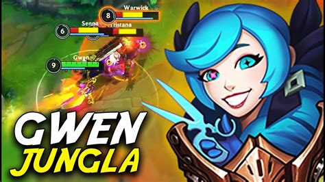 GWEN JUNGLA SIGUE DEMASIADO FUERTE EN WILD RIFT YouTube