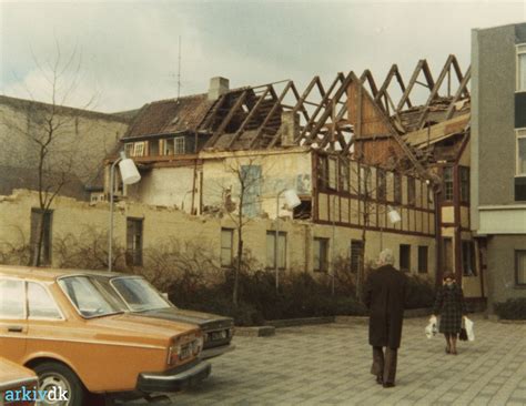 arkiv dk Nørregade 16 i Vejle under nedrivning 1976