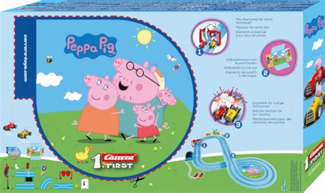 Carrera 20063044 FIRST Peppa Pig Soapbox Race Spielwaren Möhnle