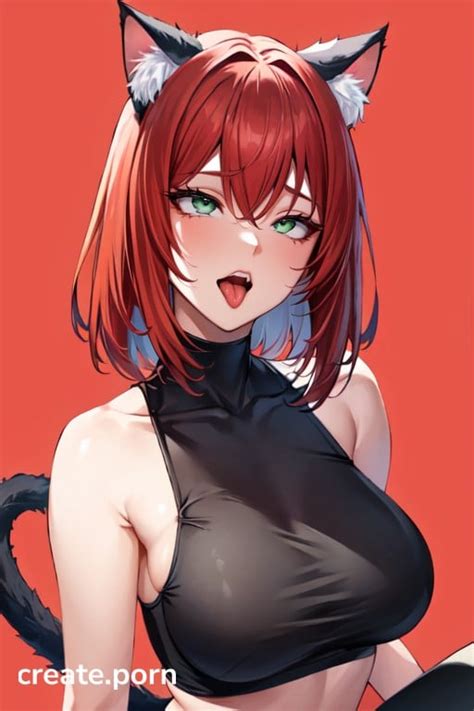 Leggings Green Eyes Cat Ears Ai Porn