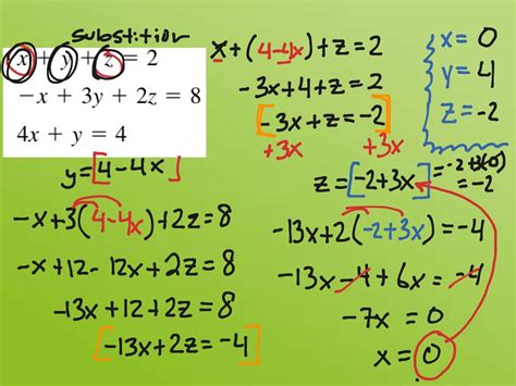 alg2 system of eqs with three variables sub math algebra 2 solving systems of linear