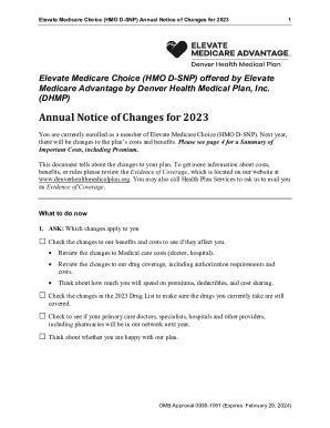 Fillable Online 2023 Dual Eligible Special Needs Plan D SNP Annual