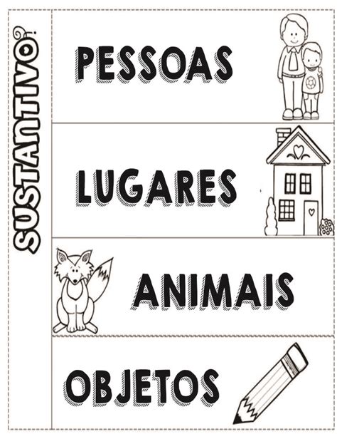Atividade Substantivos Em Atividades Substantivos Atividades
