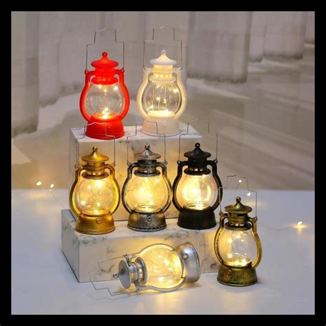 Jual LAMPU LENTERA LED KAWAT MURAH DEKORASI MINIMALIS LAMPU MEJA