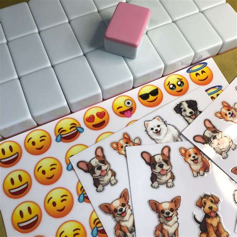 STICKERS Set For Seaside Escape Tile Game Blocks DOREMI MALL