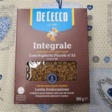 De Cecco Conchigliette Integrali Pastina Review Abillion
