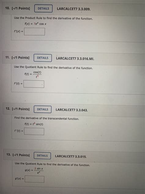 solved 3 [ 1 points] details larcalcet7 2 3 051 find the