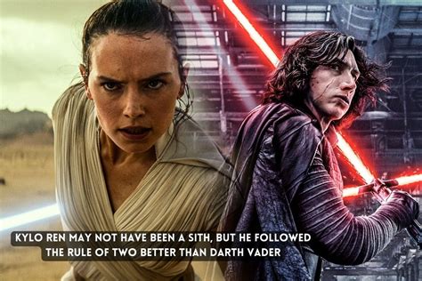 Kylo Ren May Not Have Been A Sith But He Followed The Rule Of Two Better Than Darth Vader