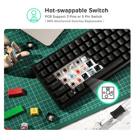 RK ROYAL KLUDGE RK84 RGB 75 Triple Mode BT5 0 2 4G USB C Hot Swappable