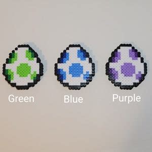 Yoshi Perler Beads Yoshi 8 Bit Yoshi Egg 8 Bit Gifts Gamer Gifts Gamer
