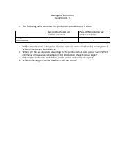 ME Assignment Aug22 Pdf Managerial Economics Assignment 2 1 The