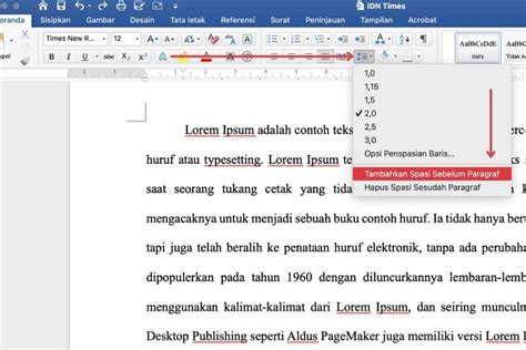 4 Cara Mengatur Jarak Baris Di Word Dokumen Jadi Lebih Rapi